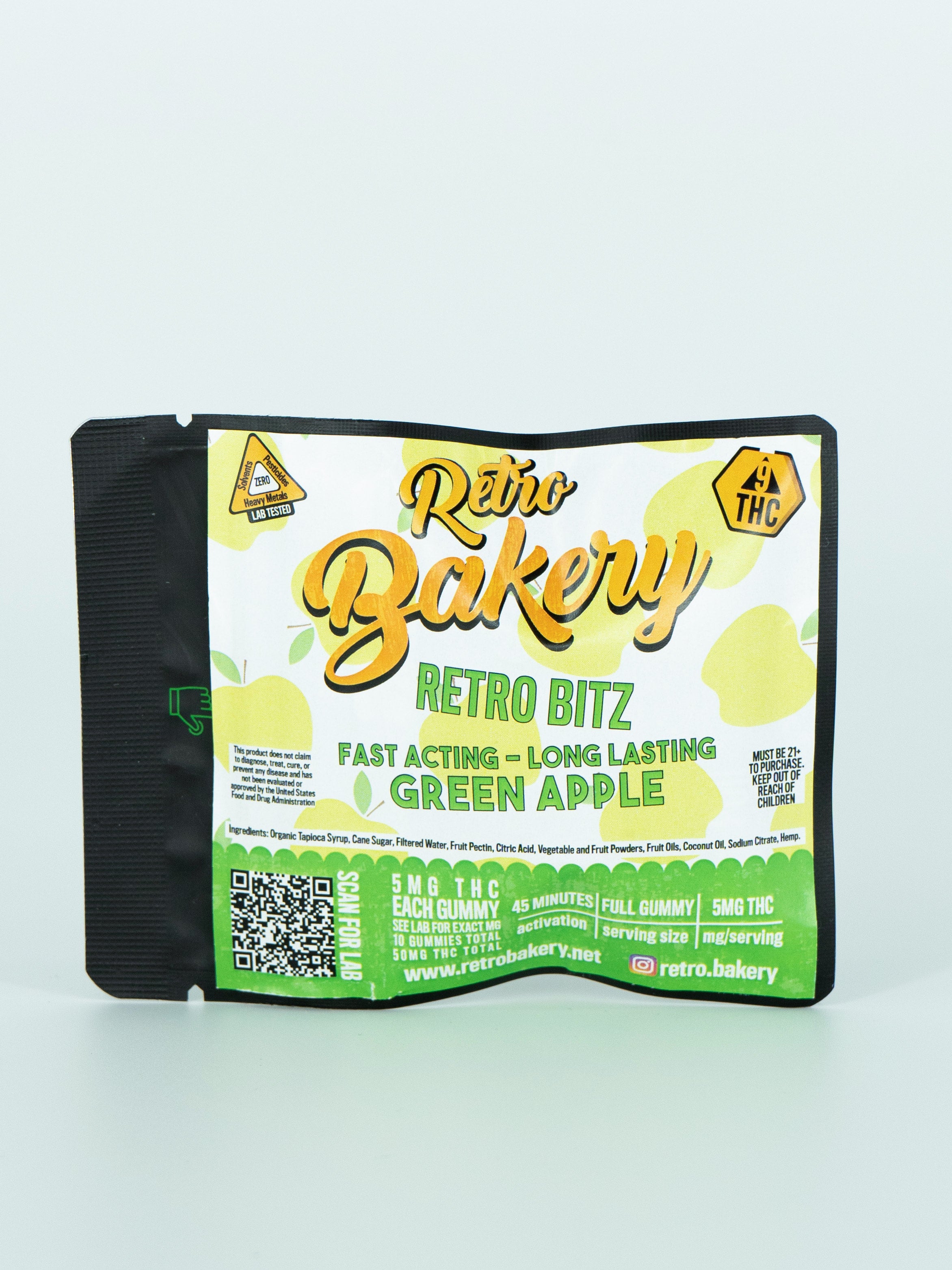 Retro Bakery | Retro Bitz Gummies | 5mg THC | 10ct | Strains of the Earth