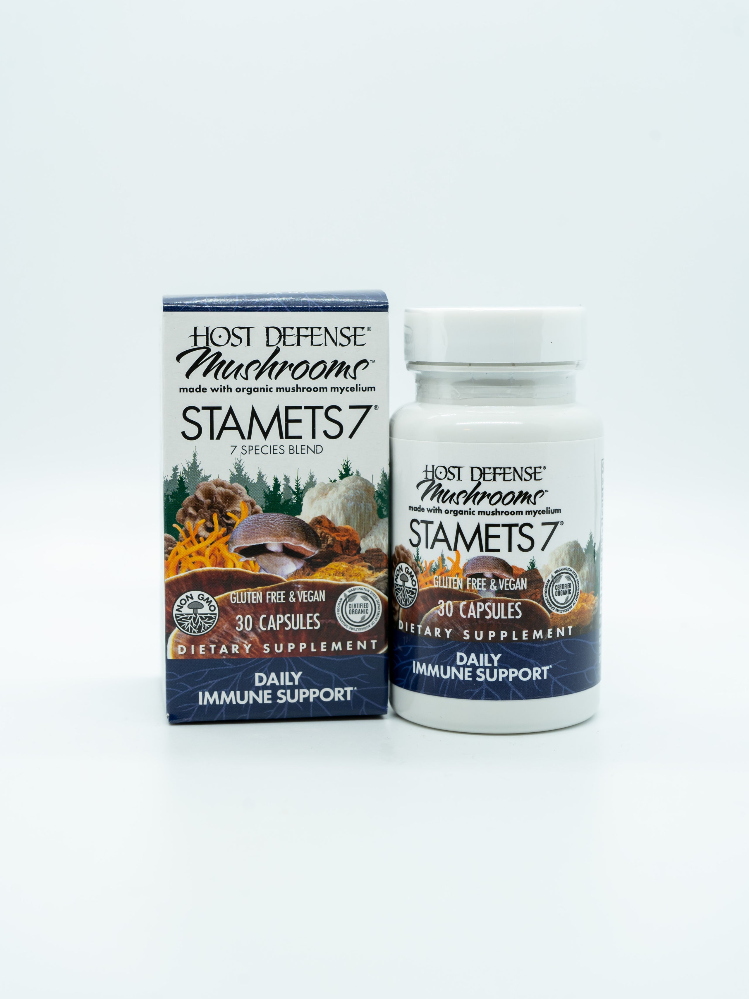 Host Defense | Stamets 7 Capsules | Strains of the Earth