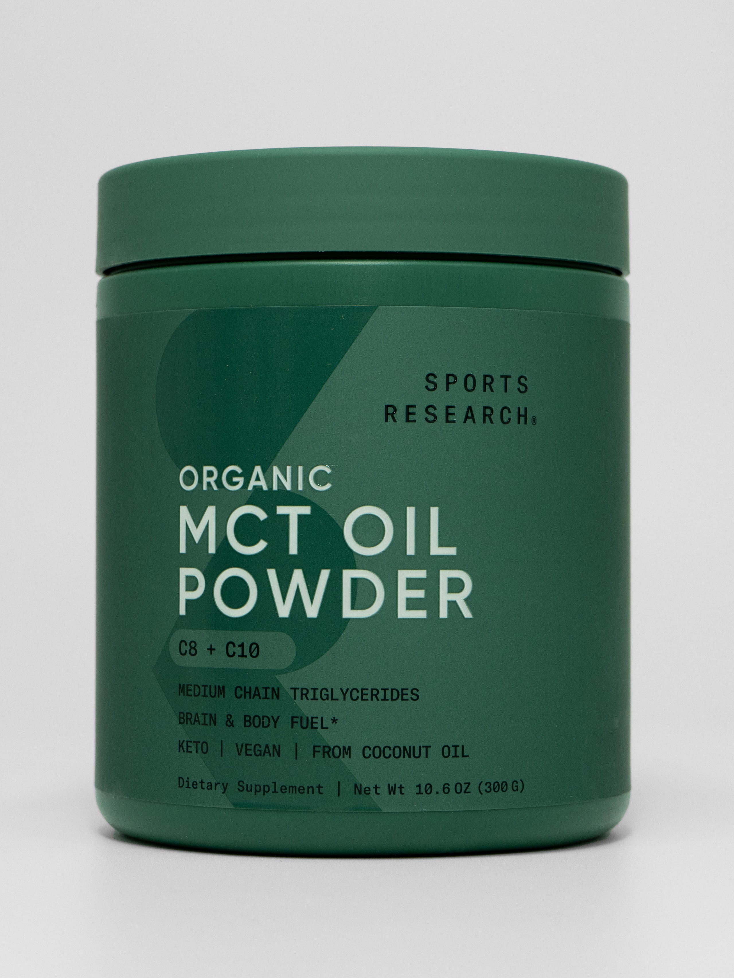Sports Research | C8 C10 Organic MCT Oil Powder | Strains of the Earth