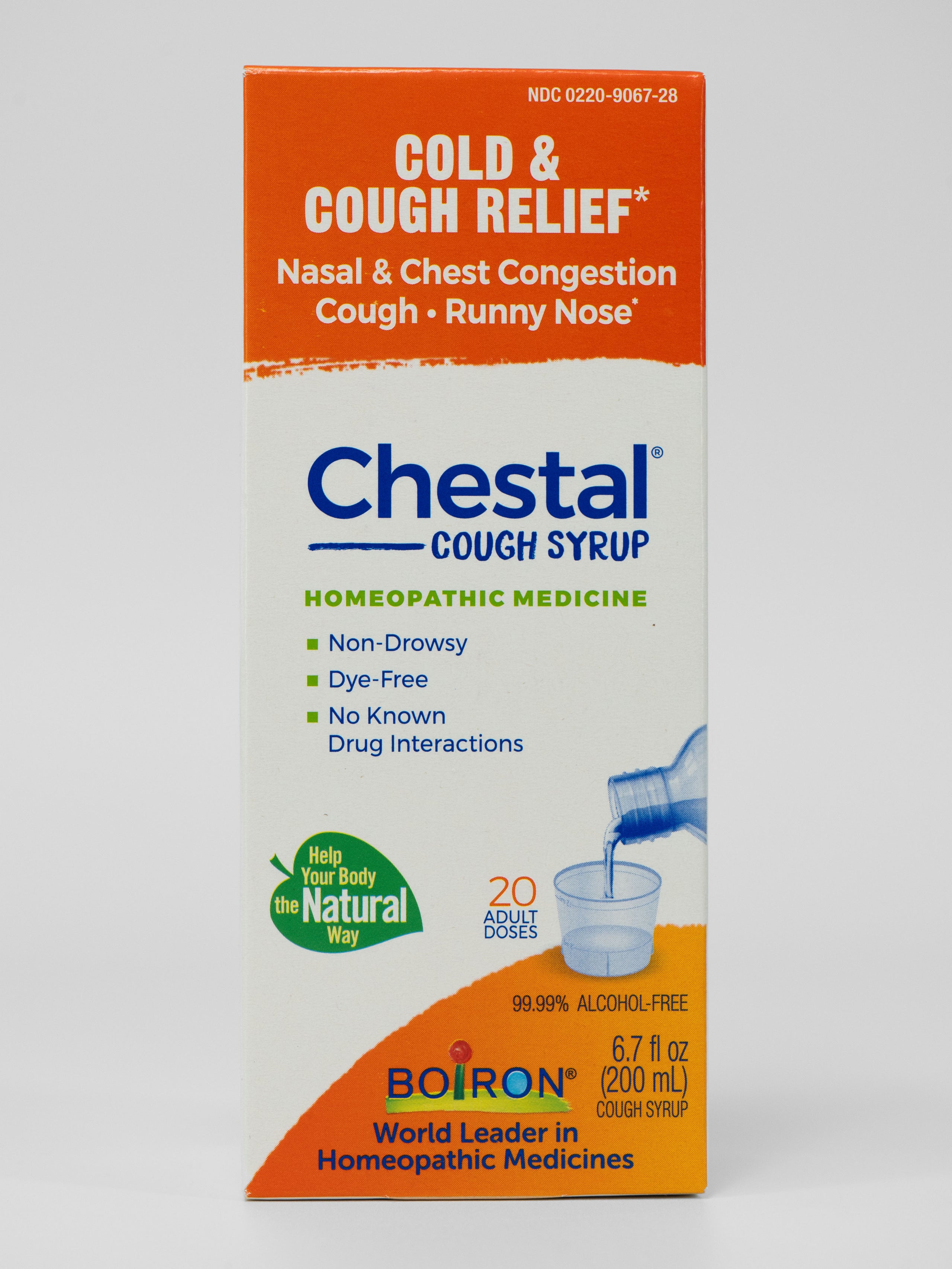 Boiron | Chestal Cold & Cough Syrup | 6.7 fl oz | Strains of the Earth