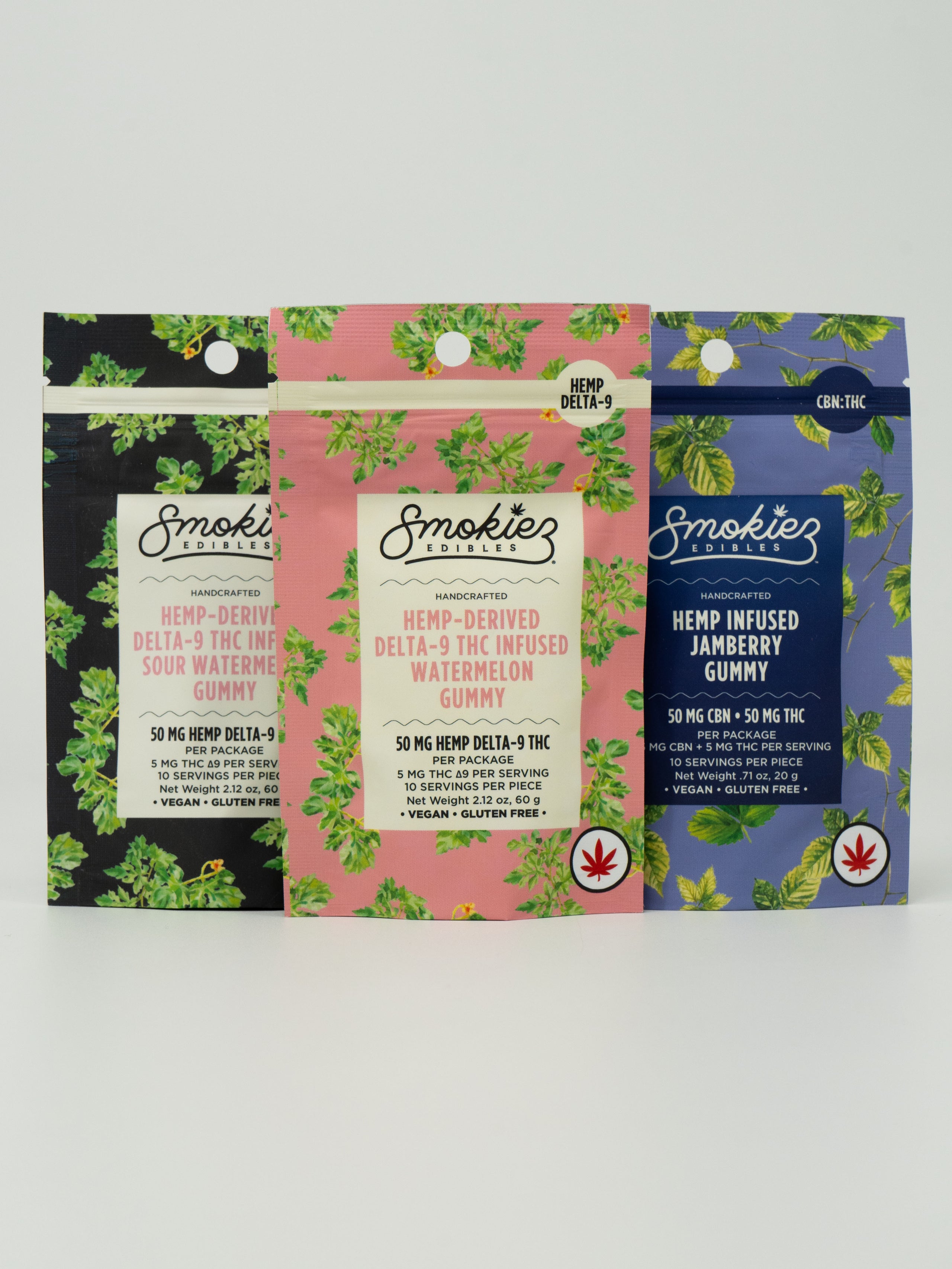 Smokiez | Gummy Bar | 50mg D9 THC | Strains of the Earth