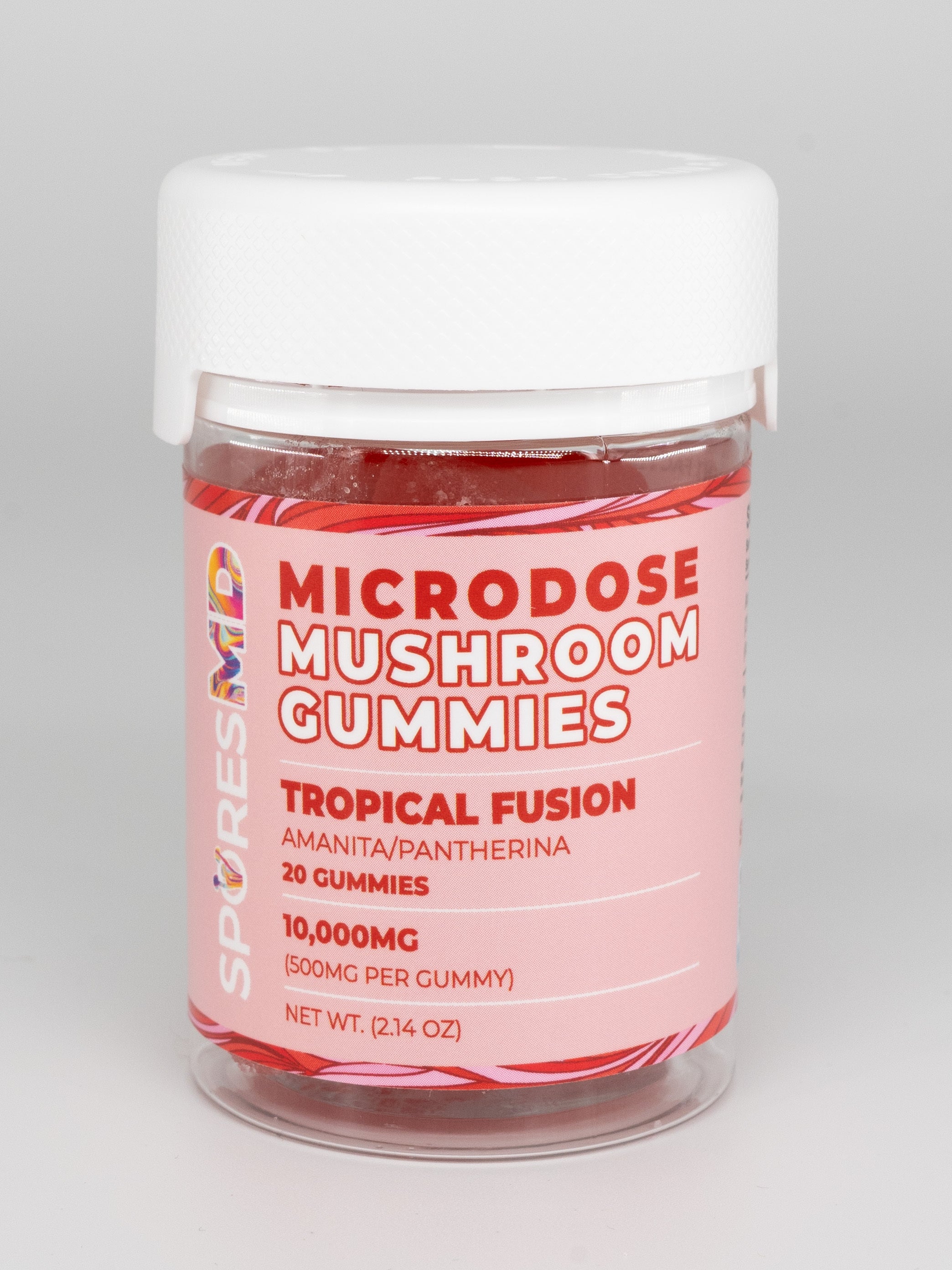SporesMD | Microdose AP Mushroom Gummies | 500mg | 20ct | Strains of ...