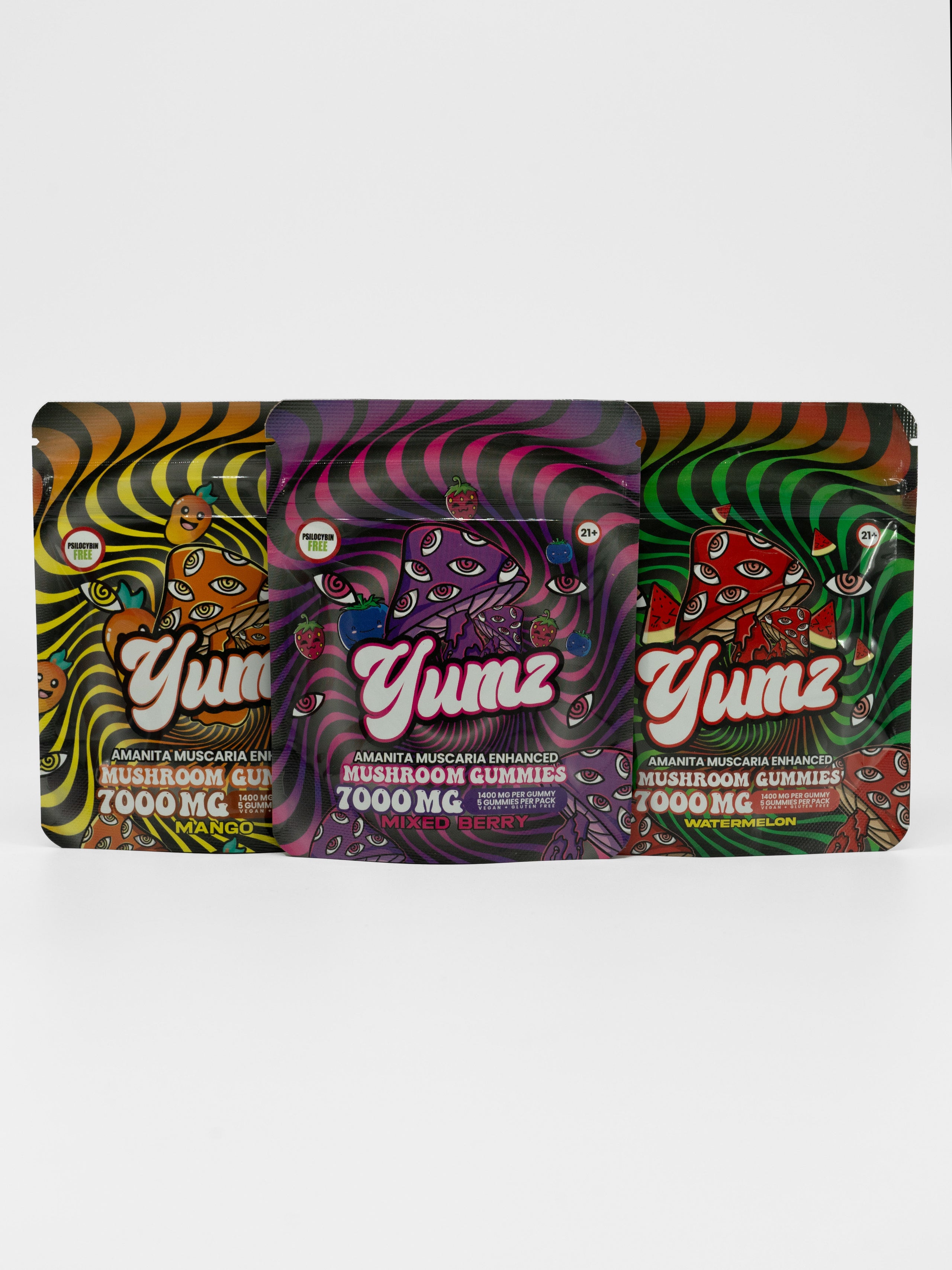 Yumz | 1400mg A Mushroom Gummies | 5 pcs | Strains of the Earth
