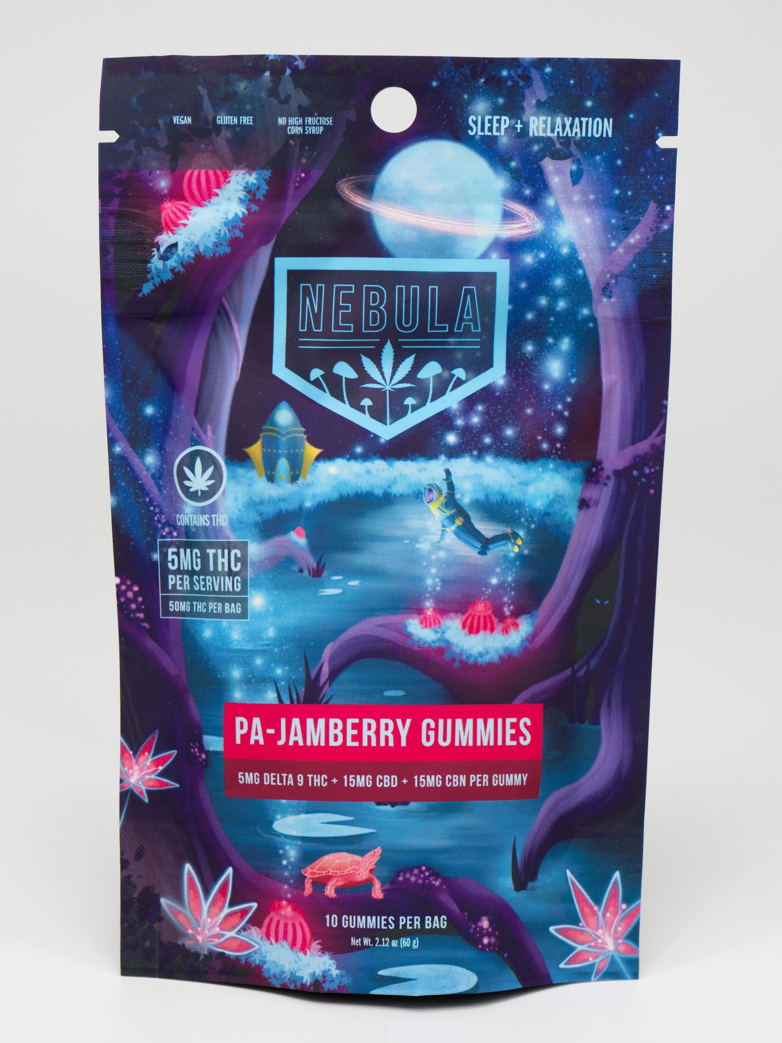 Nebula | Pa-Jamberry Gummies | 5mg THC 15mg CBD 15mg CBN | 10pc ...