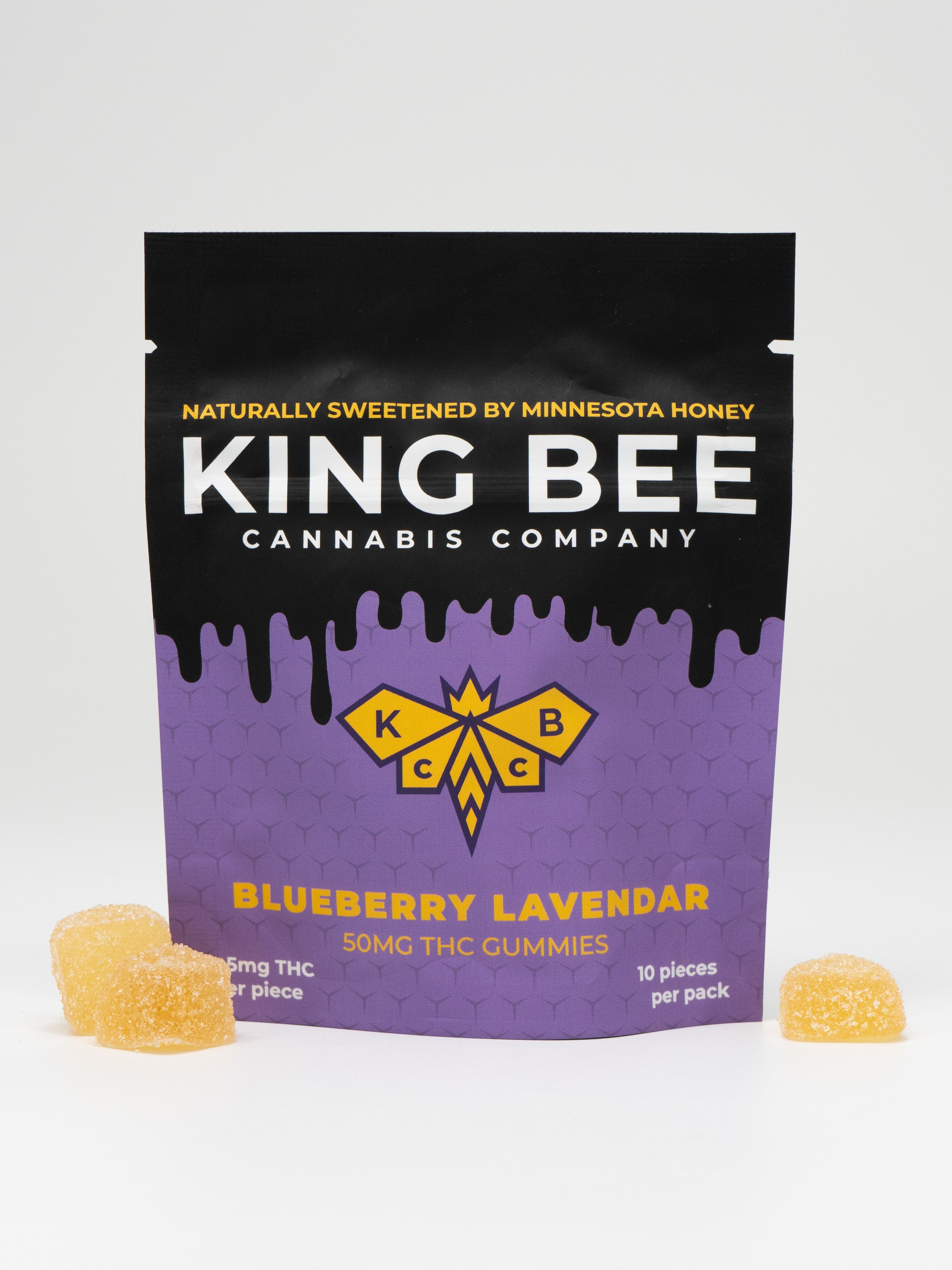 King Bee | 5mg D9 THC Gummies | 10 pcs | Strains of the Earth