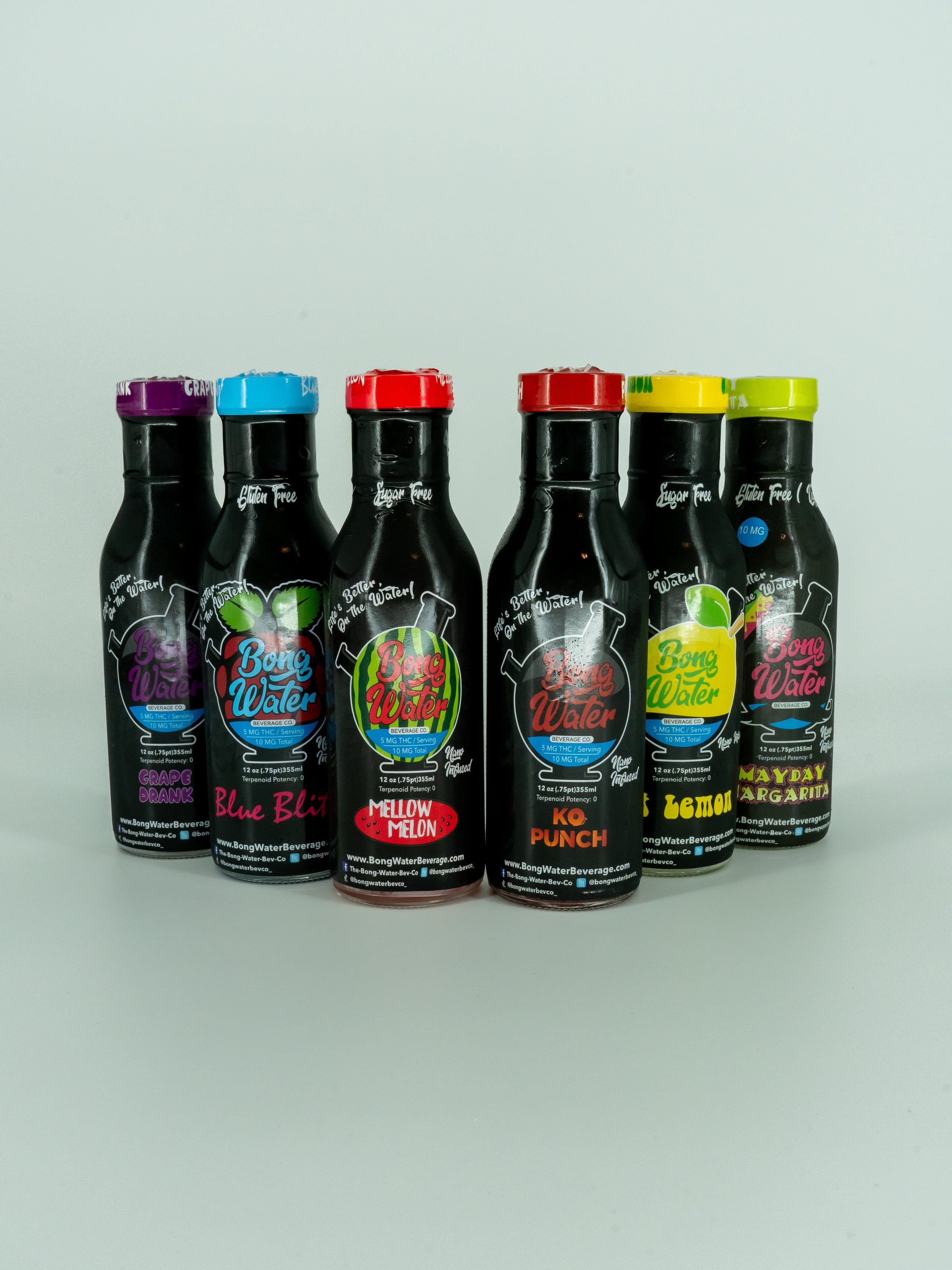 Bong Water | 10mg THC Beverage | 12oz | Strains of the Earth