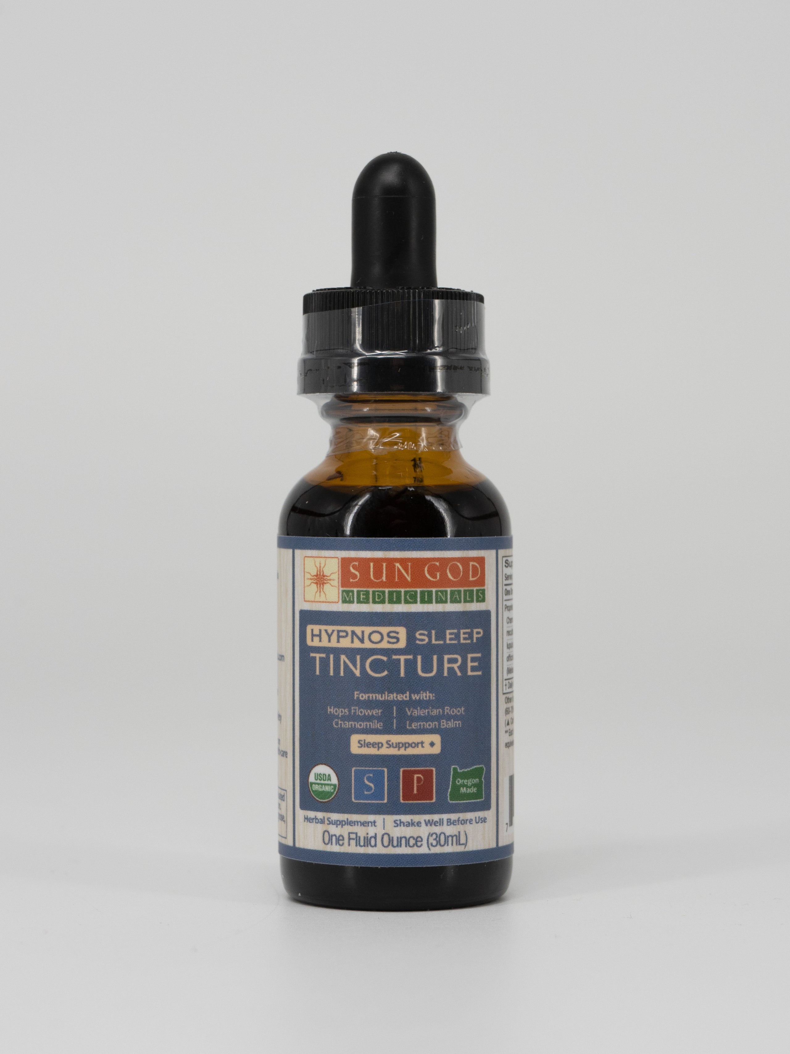 Sun God | Hypnos Night Tincture | 1oz | Strains of the Earth