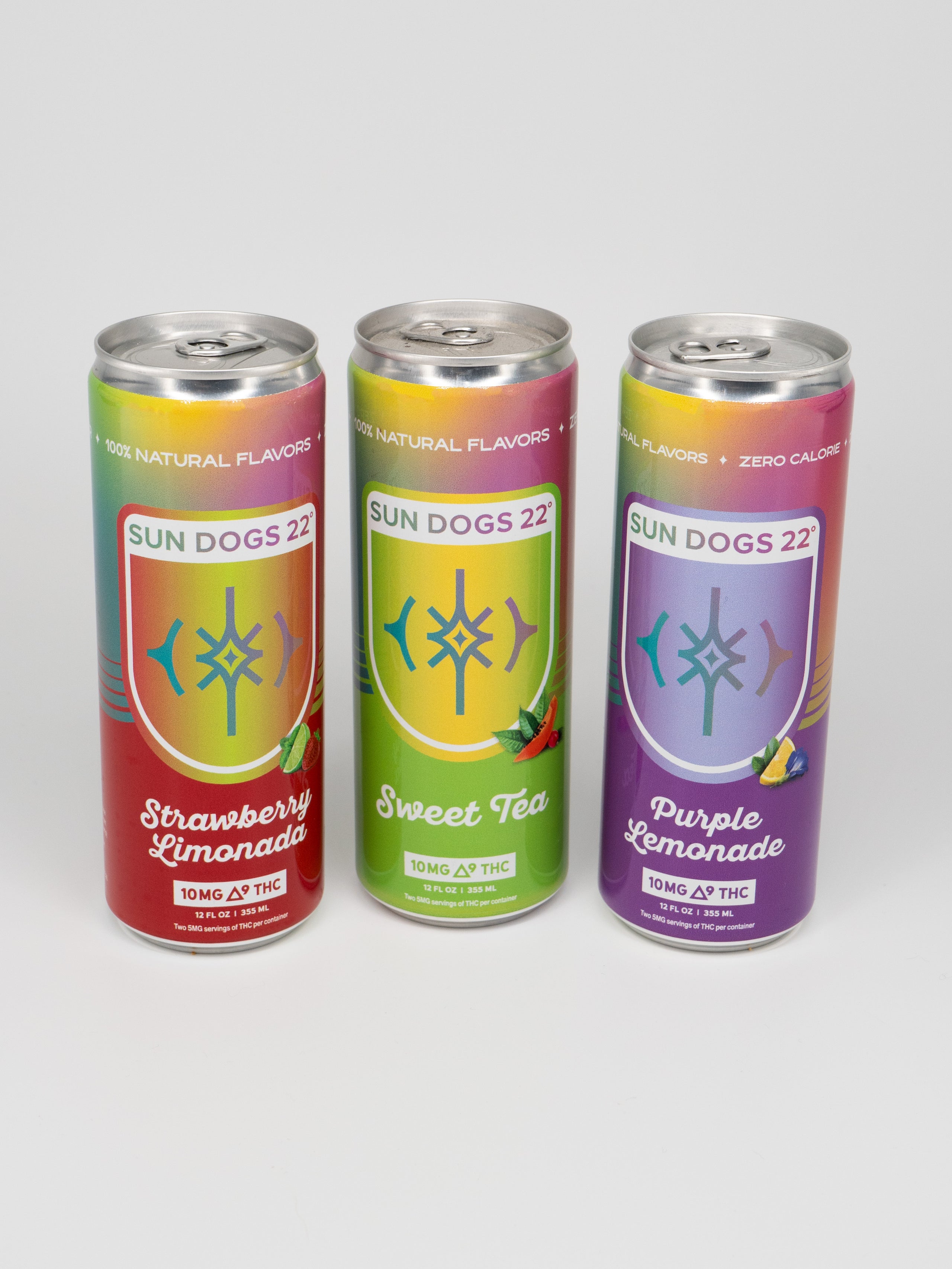 Sun Dogs | 10mg D9 THC Seltzer | 12oz | Strains of the Earth