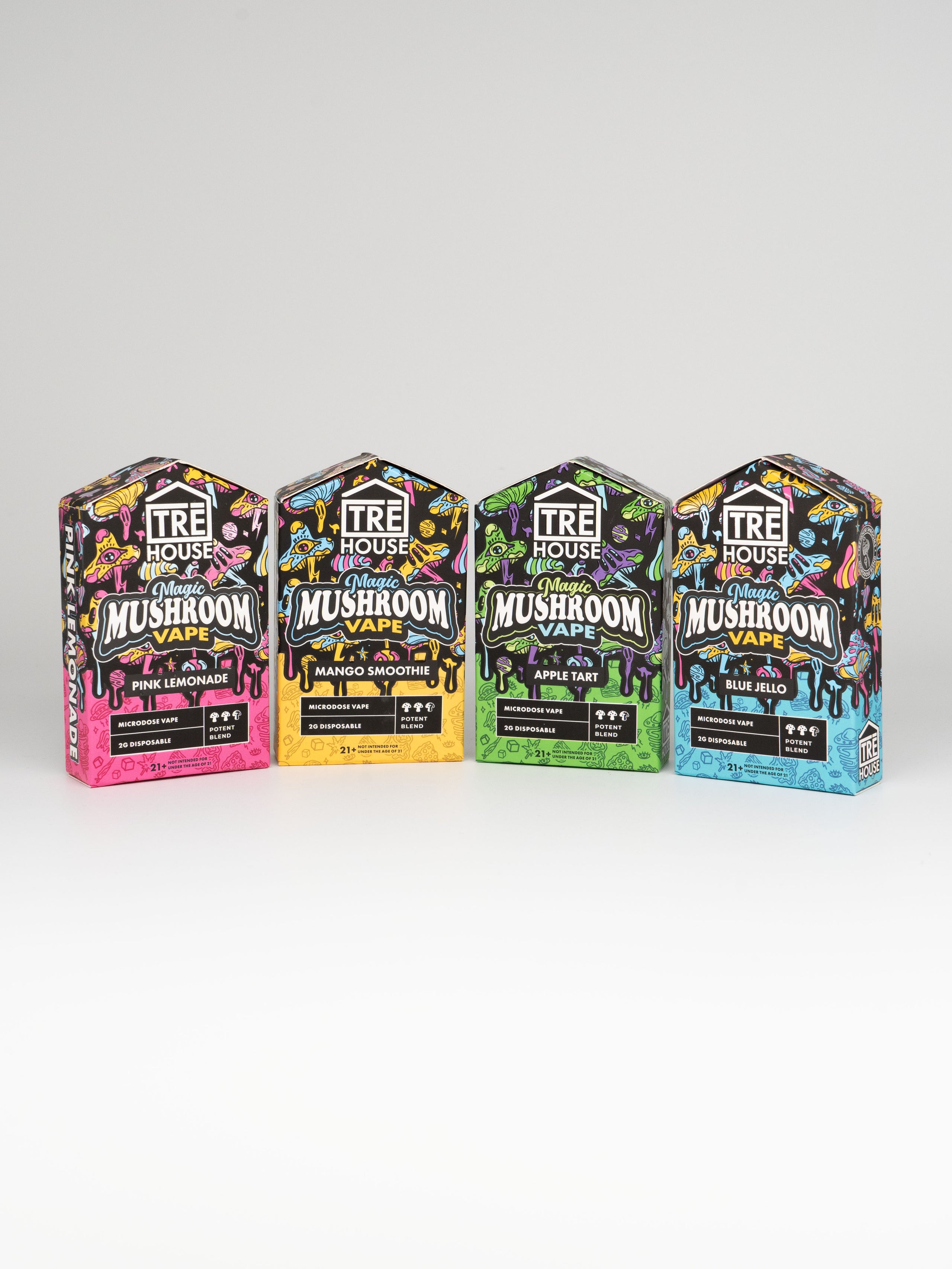 Tre House | Magic Mushroom Disposable Vape | 2g | Strains of the Earth