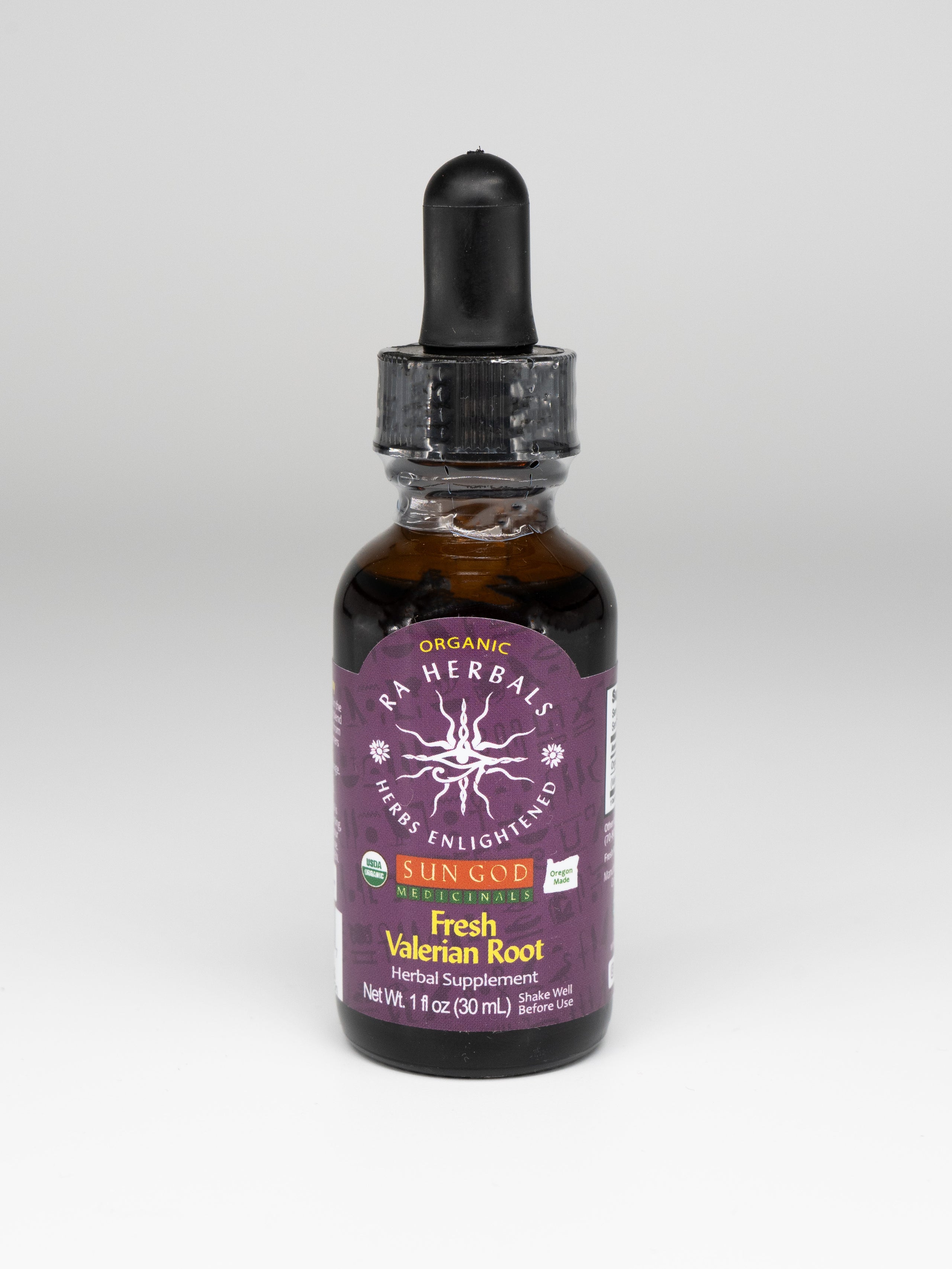 RA Herbals | Fresh Valerian Root Tincture | 1oz | Strains of the Earth