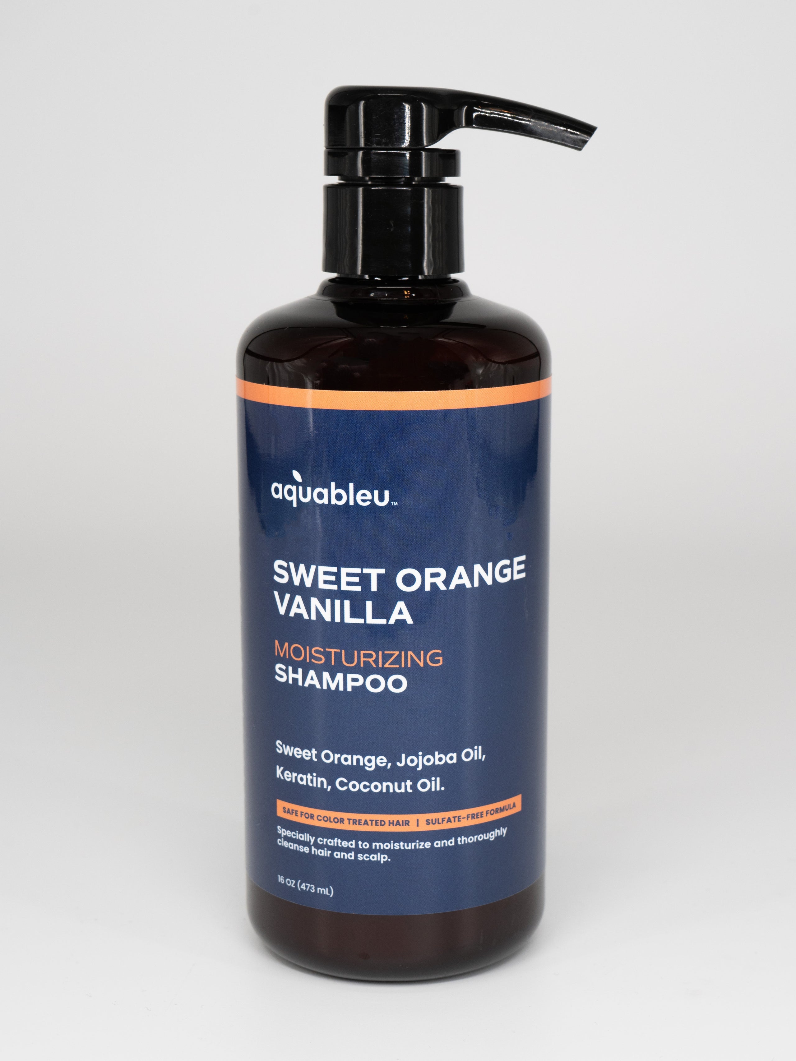 Aquableu | Sweet Orange Vanilla Shampoo | 16oz | Strains of the Earth