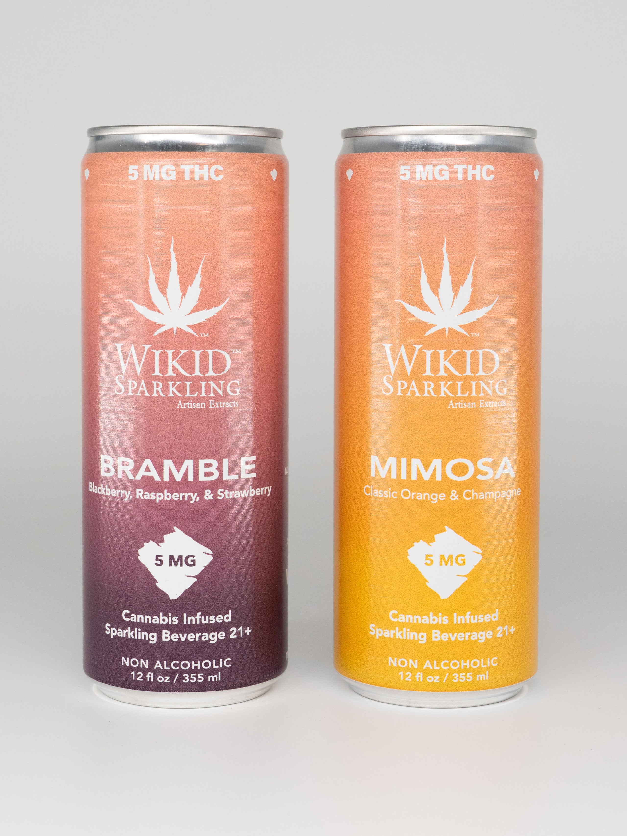 Wikid Sparkling | 5mg THC Beverage | 12oz | Strains of the Earth