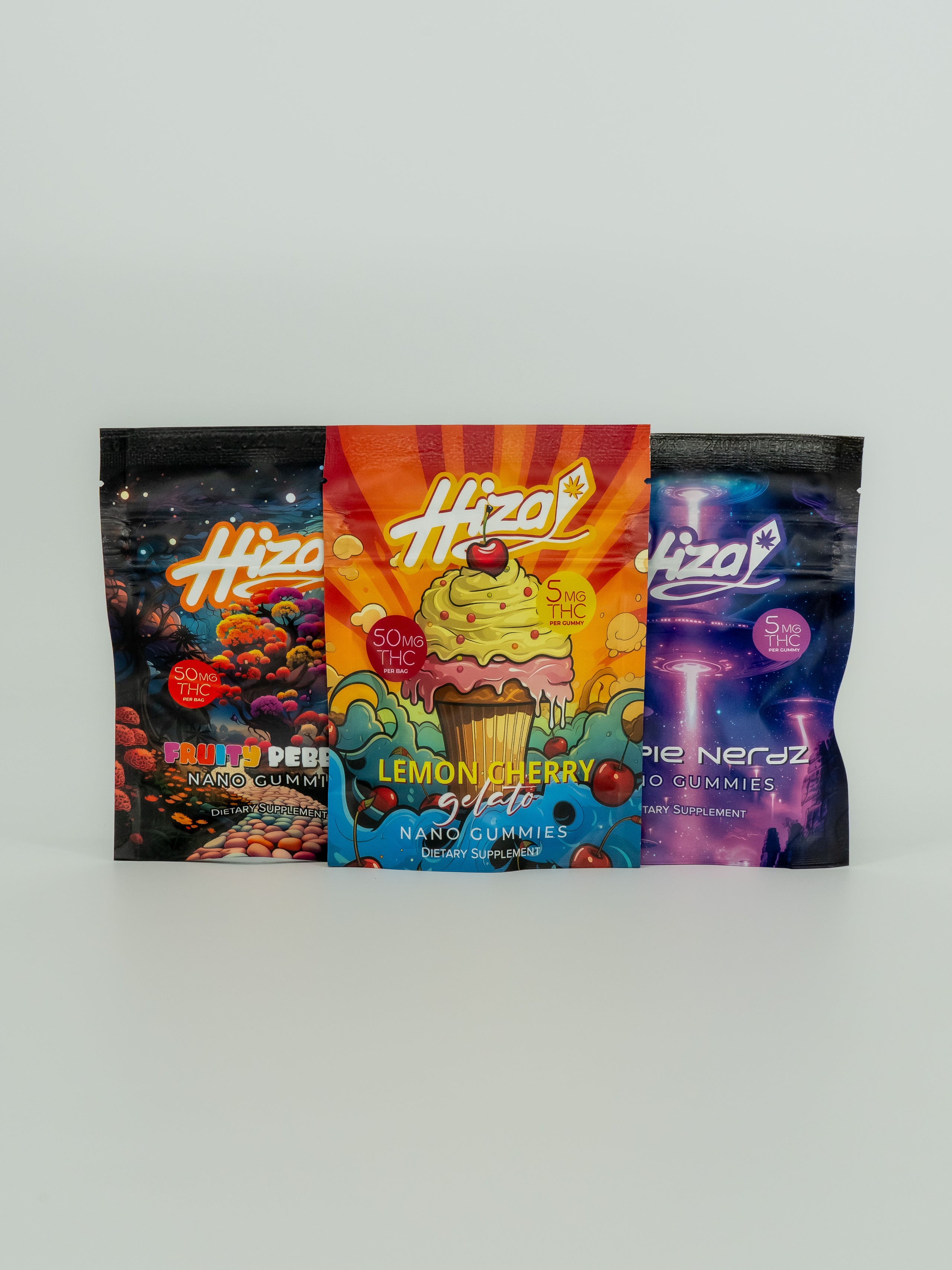 Hiza | 50mg THC Gummies | 10 ct | Strains of the Earth